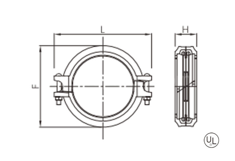 Heavy-duty rigid grooved coupling - Allland Steel Pipe | Large-Diameter ...