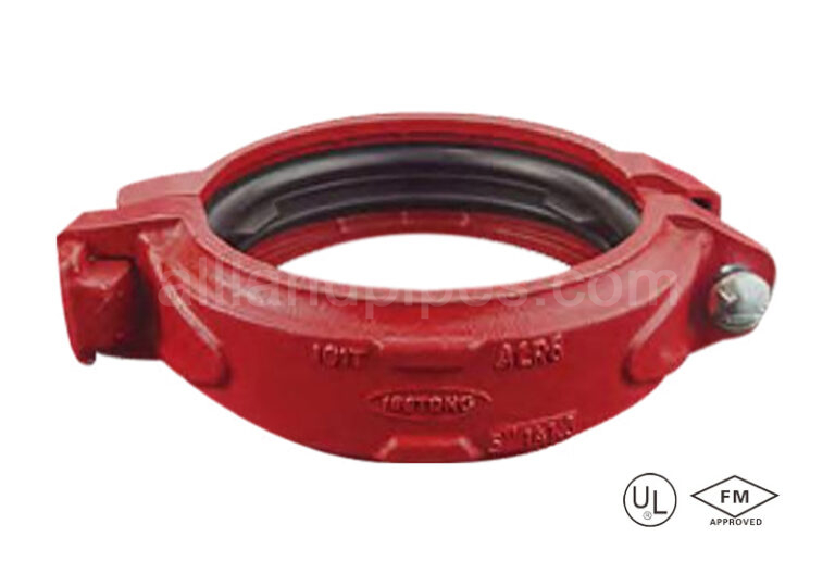 Quikcoup one bolt rigid grooved coupling - Allland Steel Pipe | Large ...
