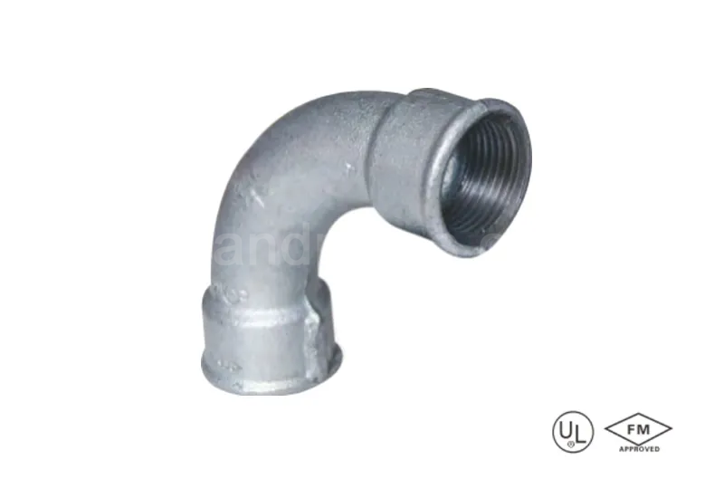 Malleable cast iron 90° long sweep bend - Allland Steel Pipe | Large ...